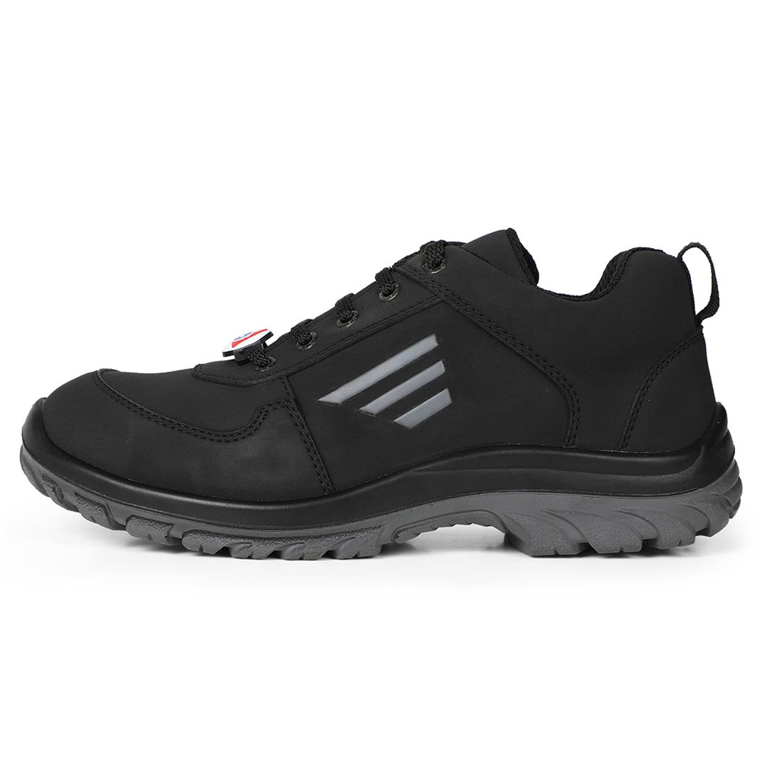 Buy Triton leather black safety shoes | Acme Safety Shop